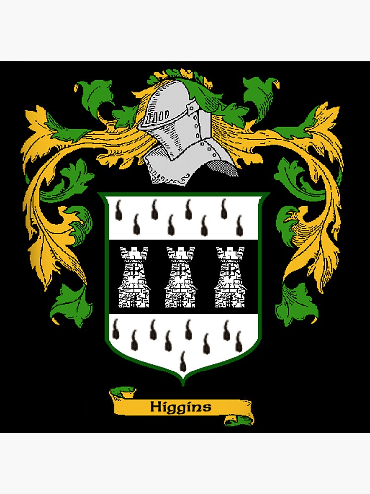 "Higgins Coat of Arms&Family Crest Sticker" Sticker for Sale by 9orri ...