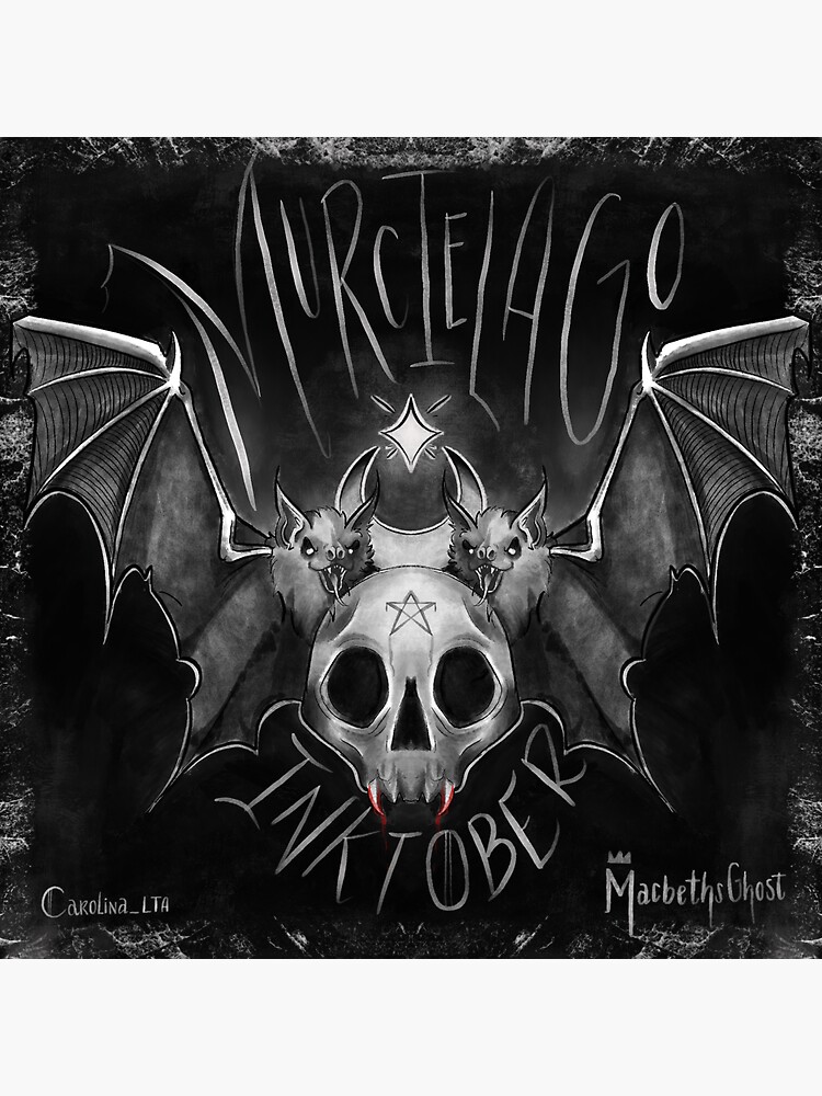 "Gothic Bats" Sticker for Sale by CarolinaLta96 | Redbubble