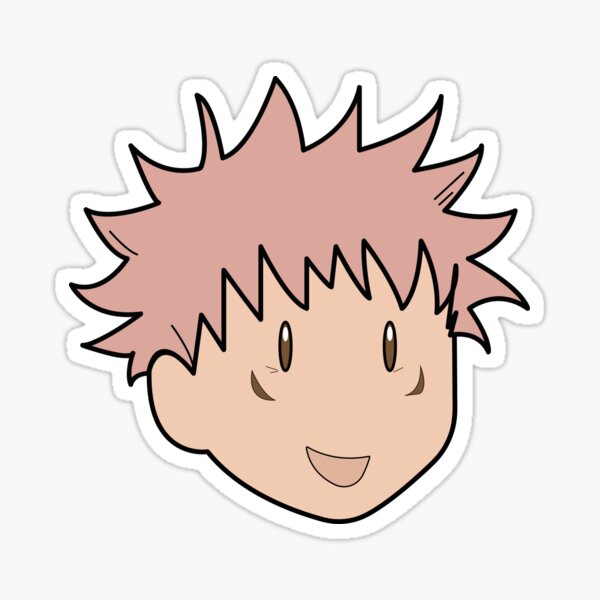 "Yuji Itadori" Sticker for Sale by whiteasters | Redbubble