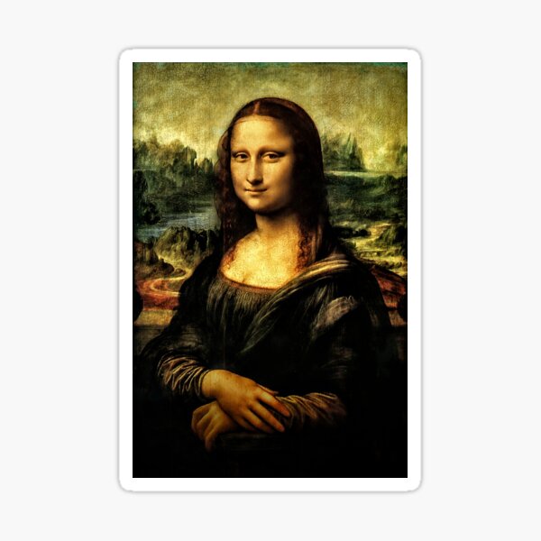 "Mona Lisa" Sticker for Sale by OlympicsMerch | Redbubble