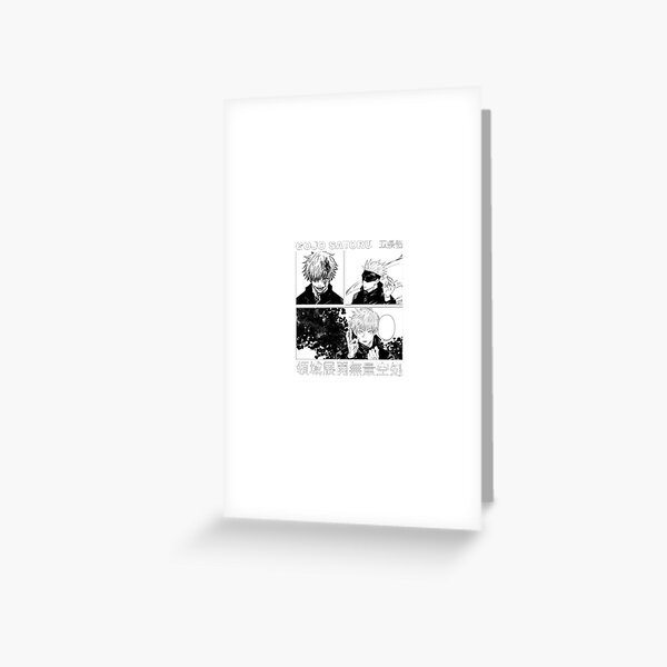 "Gojo satoru jjk" Greeting Card for Sale by sunwukong-sage | Redbubble