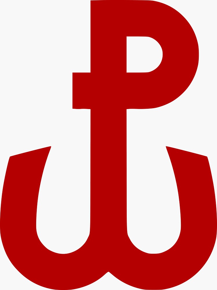 "Kotwica - Polish Home Army Symbol II" Sticker for Sale by Brother-B ...