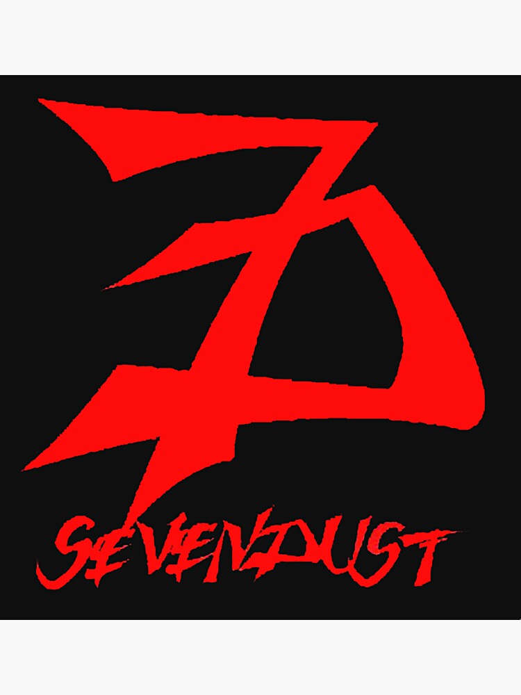 " sevendust logo" Sticker for Sale by Fathe1986 | Redbubble