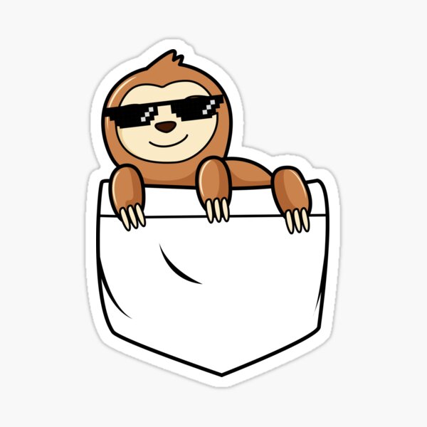 "lazy and cool" Sticker for Sale by fella-miki | Redbubble