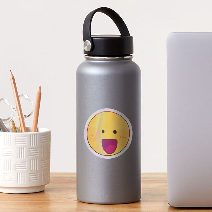 "Happy emoji " Sticker for Sale by banduSD | Redbubble