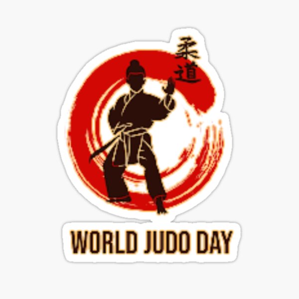 "World Judo Day" Sticker for Sale by vaske-bros | Redbubble