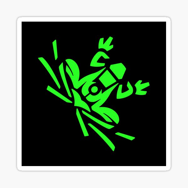 "Light Green Frog / Toad - Abstract Design, Tribal Design - Light Green ...