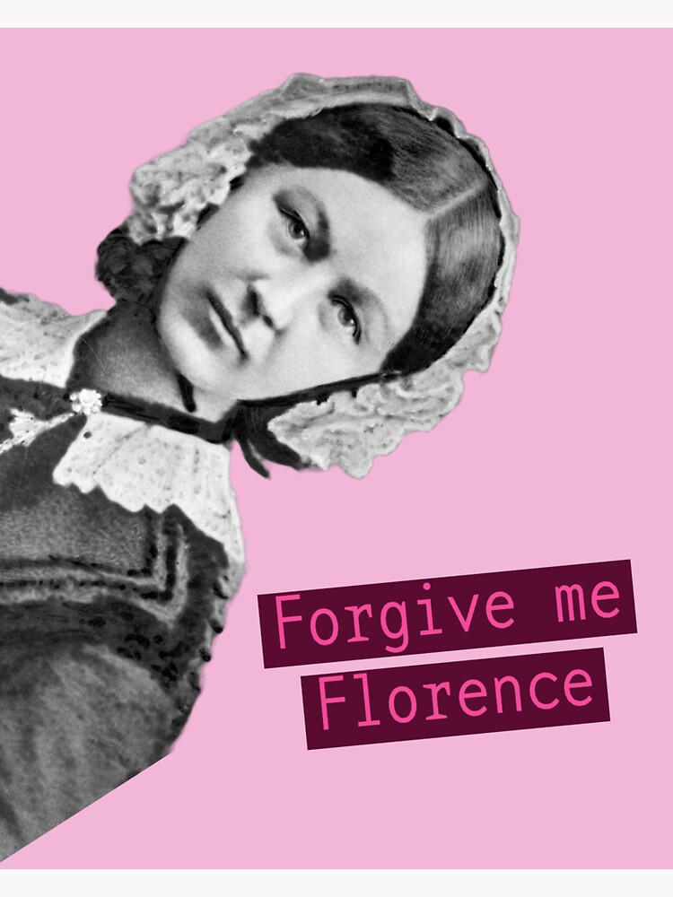 "Florence Forgive Me" Sticker for Sale by UndueBandit | Redbubble