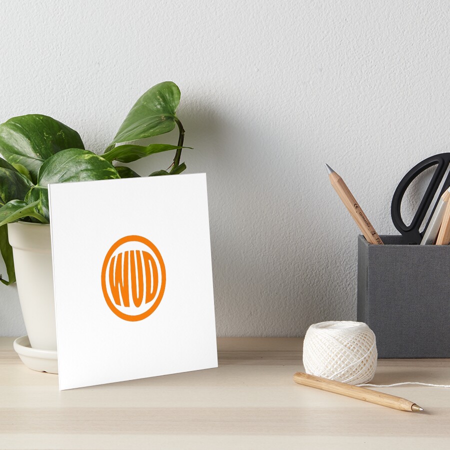 "Wud Logo" Art Board Print for Sale by WudRecords | Redbubble