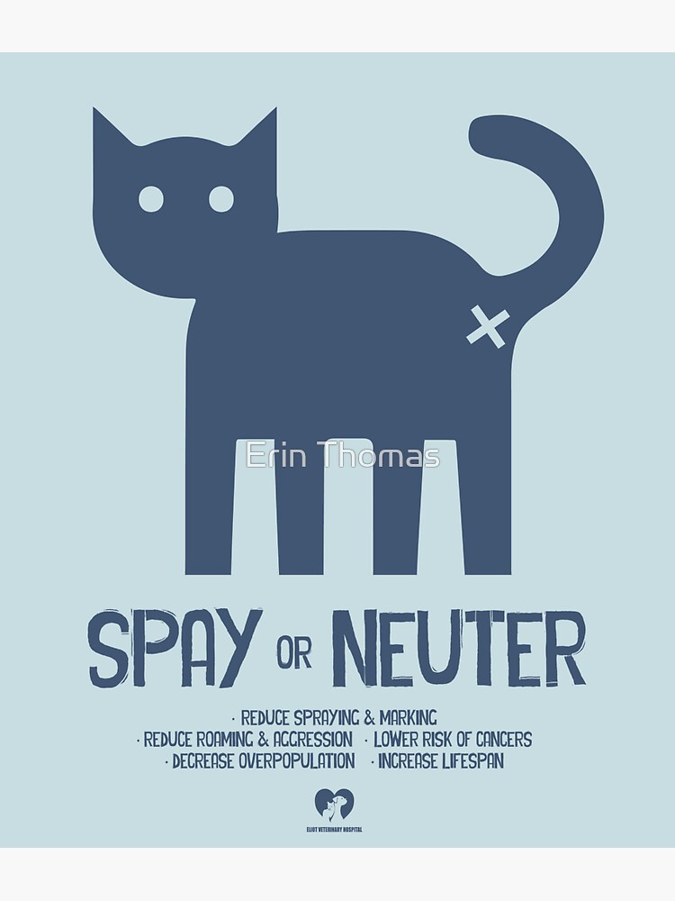 "SPAY OR NEUTER YOUR PET / EVH ICON" Sticker for Sale by erinduquette ...