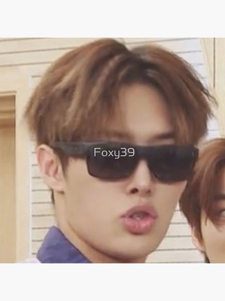 "Ateez Mingi Funny Face" Photographic Print for Sale by Foxy39 | Redbubble