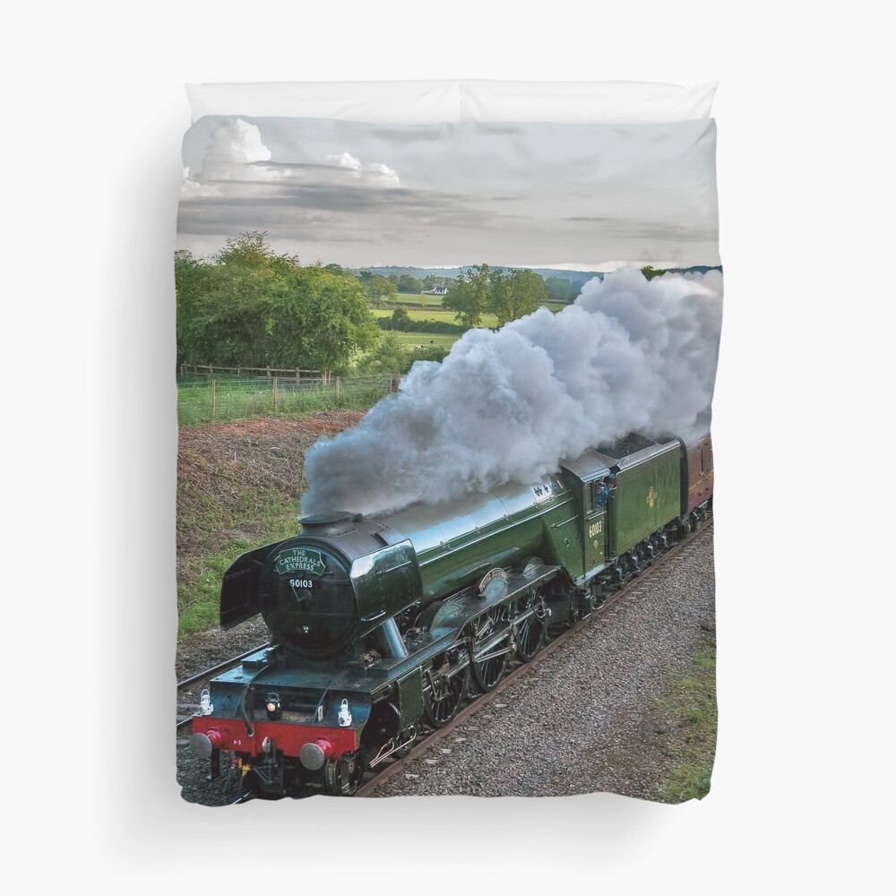 "Flying Scotsman" Duvet Cover for Sale by SteveHClark | Redbubble