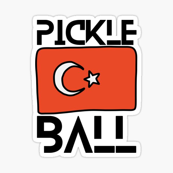 "Pickleball Turkey" Sticker for Sale by NeonReef | Redbubble