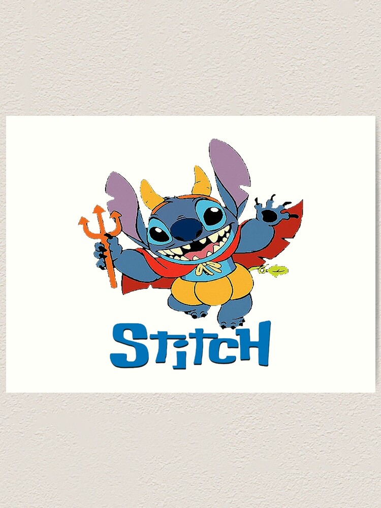 "Stitch Halloween 2022, Stitch Monster, Stitch Family" Art Print for ...