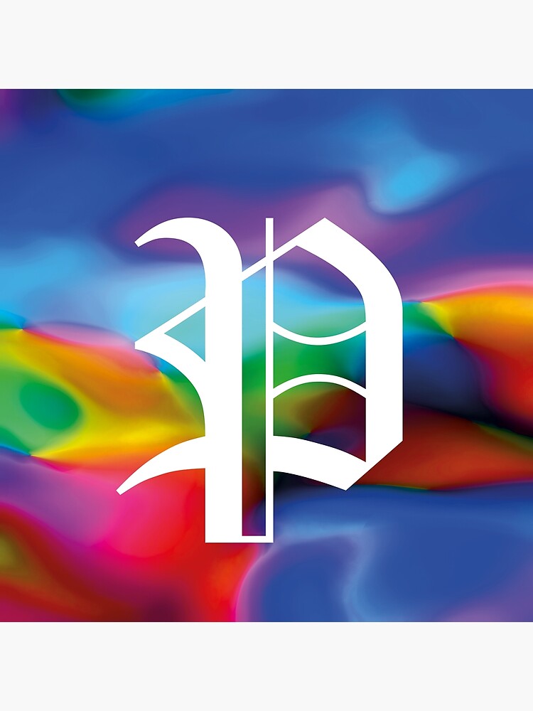 "Alphabet Flower Power "P"" Poster by Hell-Prints | Redbubble