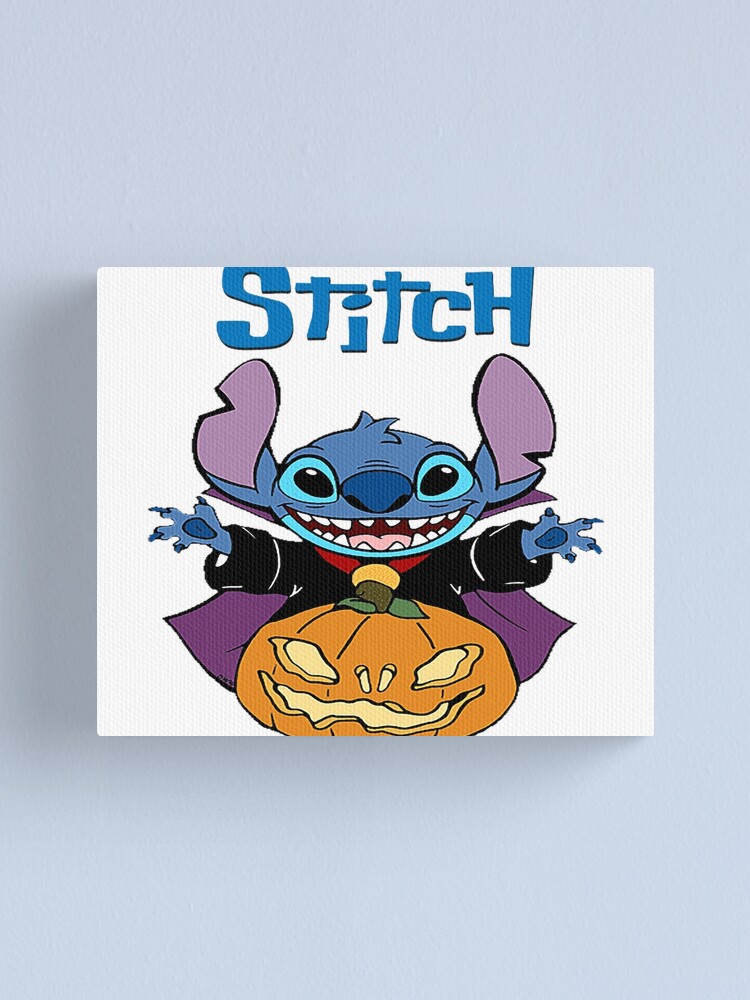 " Stitch Halloween 2022, Stitch Monster, Stitch Family" Canvas Print ...