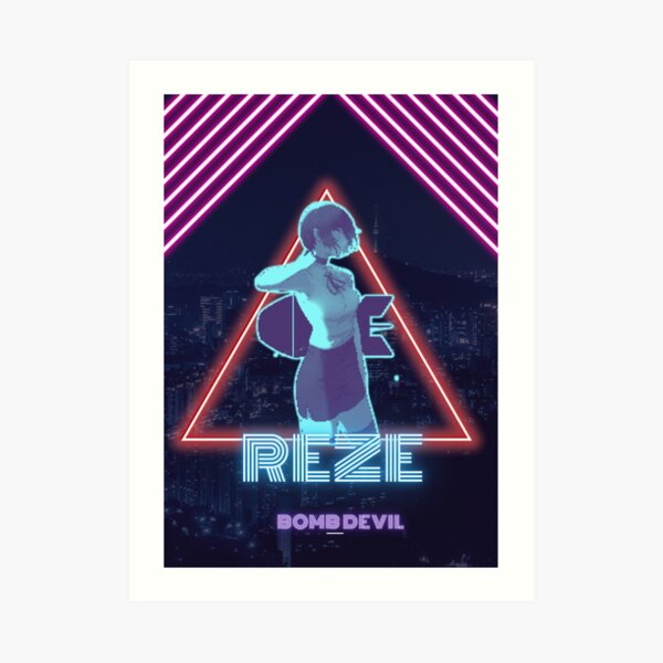 "Reze Bomb Devil - chainsaw man" Art Print for Sale by Letoraxx | Redbubble
