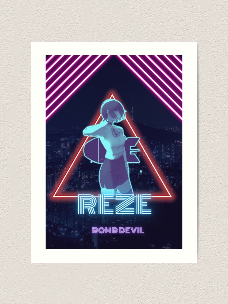 "Reze Bomb Devil - chainsaw man" Art Print for Sale by Letoraxx | Redbubble