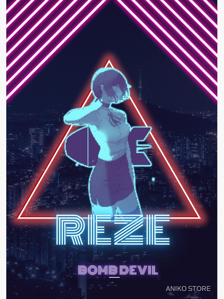 "Reze Bomb Devil - chainsaw man" Art Print for Sale by Letoraxx | Redbubble