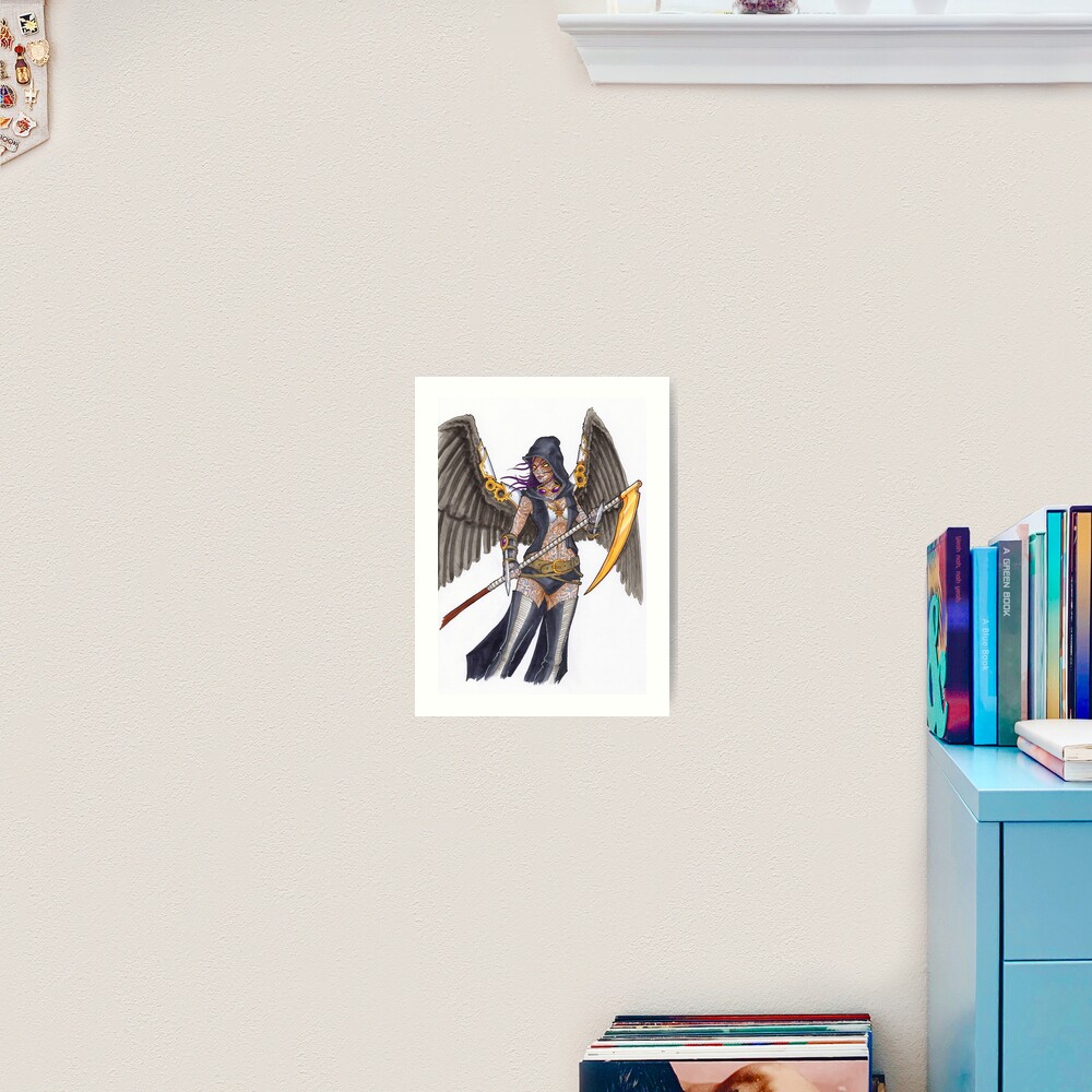 "Steampunk Death Assassin" Art Print for Sale by JazzaStudios | Redbubble