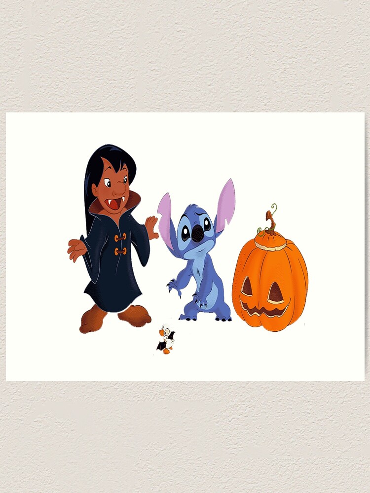 "Stitch Halloween 2022, Stitch Monster, Stitch Family" Art Print for ...