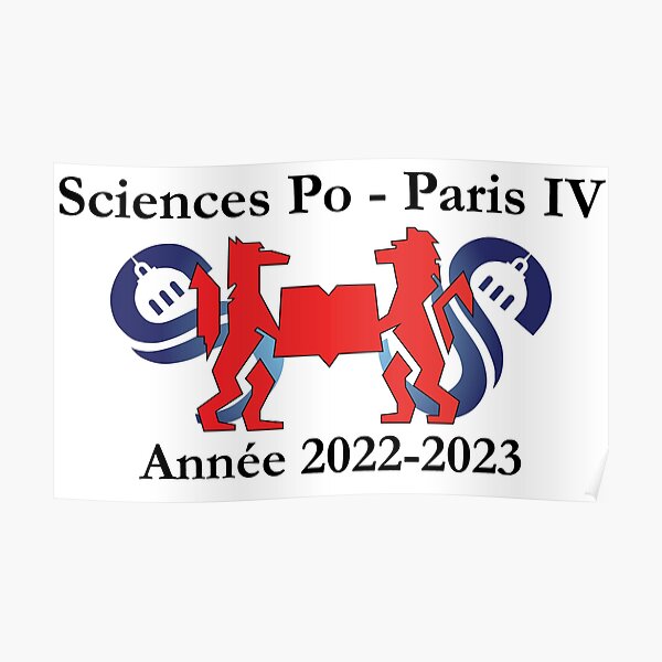 "Logo Spiv Rouge et Bleu" Poster for Sale by ArmanScpo | Redbubble