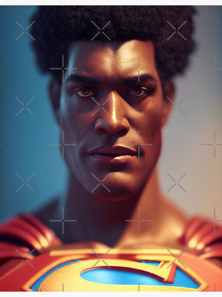 " Portrait Of An African Super Hero – Anime Cartoon African Super Hero ...
