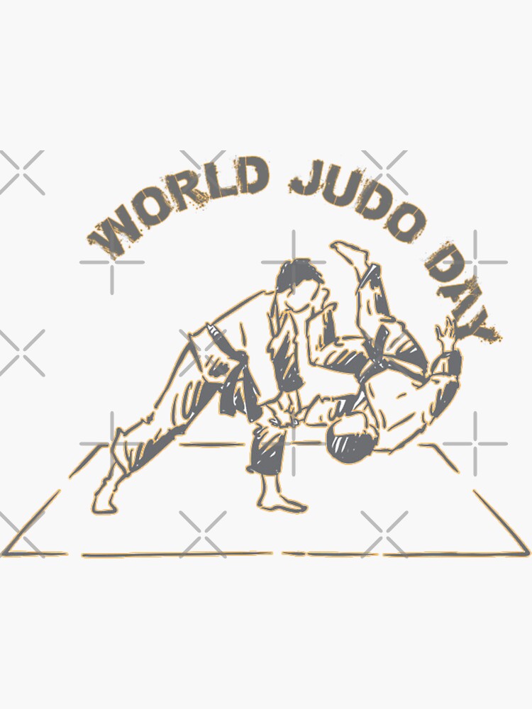 "World Judo Day" Sticker for Sale by vaske-bros | Redbubble