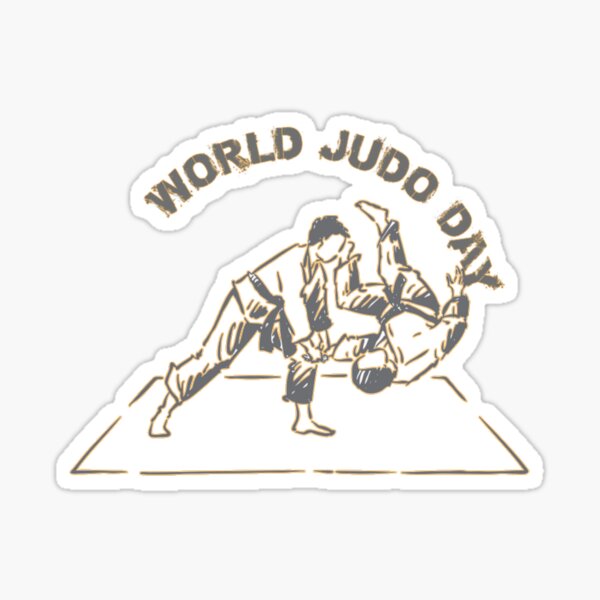 "World Judo Day" Sticker for Sale by vaske-bros | Redbubble