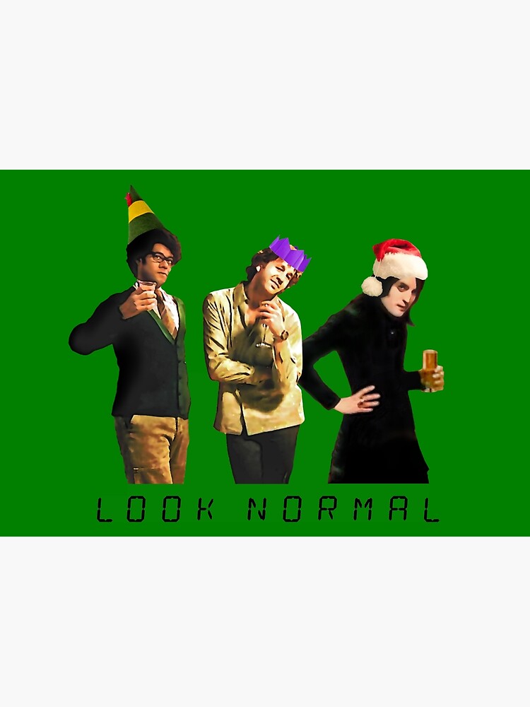 "The IT Crowd - Look Normal - Christmas Green" Photographic Print for ...