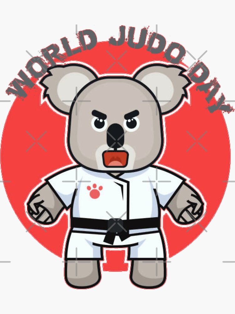 "World Judo Day" Sticker for Sale by vaske-bros | Redbubble