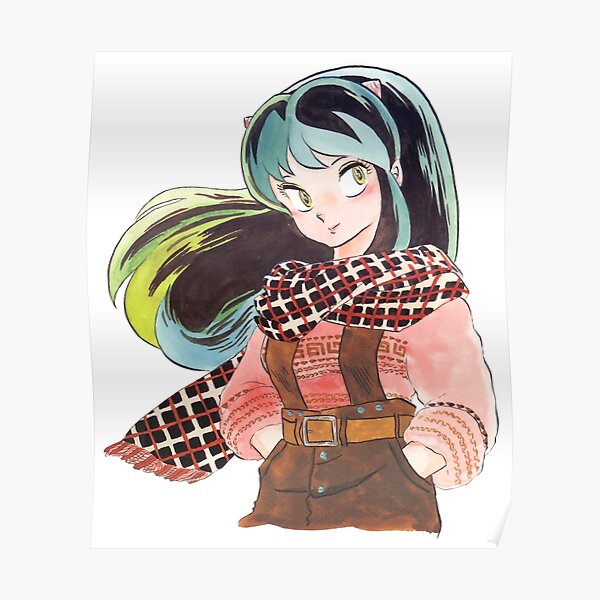 "Urusei Yatsura - Lum " Poster for Sale by OtakuJ2070 | Redbubble