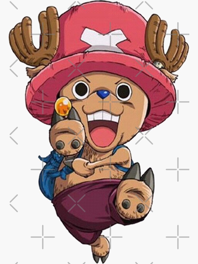 " tony tony chopper | One Piece" Sticker for Sale by MoEl-Art | Redbubble