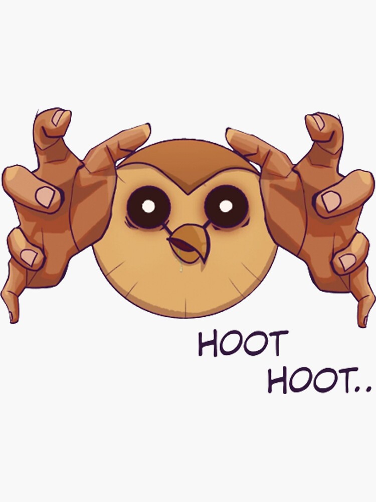 "Hooty Hoot Hoot" Sticker for Sale by AnnaPeakArt | Redbubble