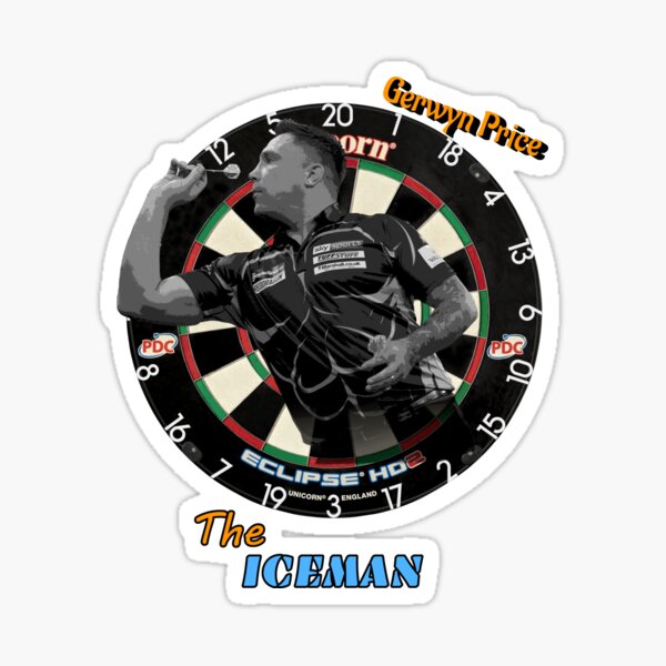 "Gerwyn Price The Iceman" Sticker for Sale by patoalex | Redbubble