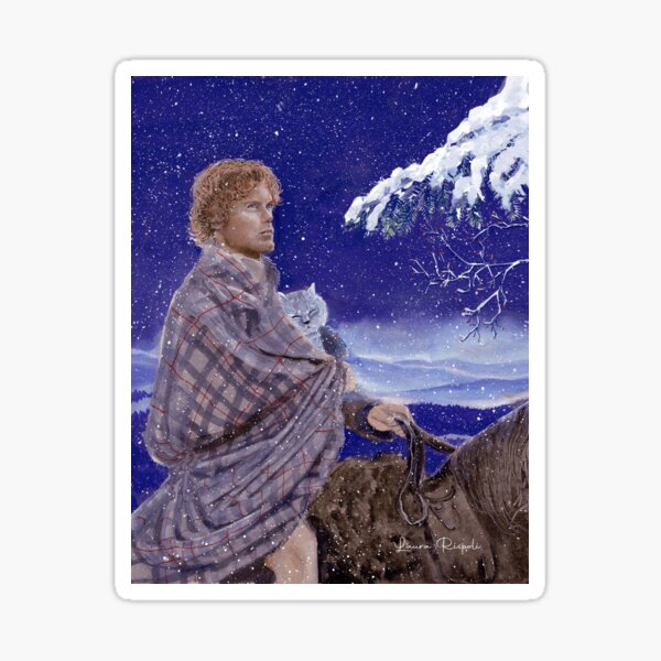 "watercolor painting by Laura Rispoli Snow horse riding home blue ridge ...