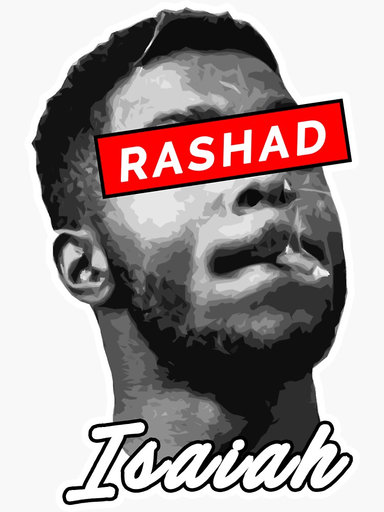"Isaiah Rashad" Sticker for Sale by delarivadesigns | Redbubble