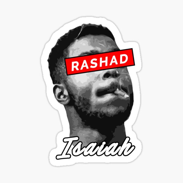 "Isaiah Rashad" Sticker for Sale by delarivadesigns | Redbubble