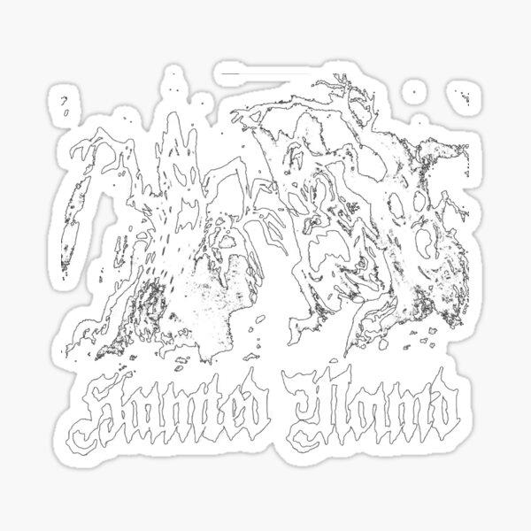 "haunted mound" Sticker for Sale by LondownDesign | Redbubble