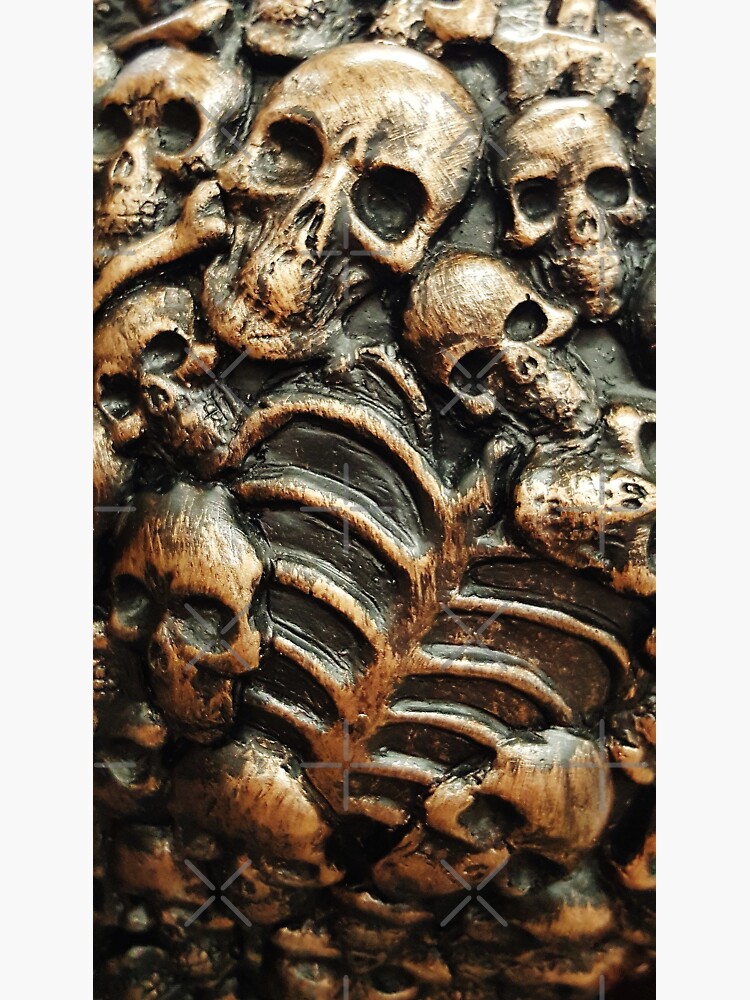 "Stack of Skulls and Bones" Sticker for Sale by kimar47 | Redbubble