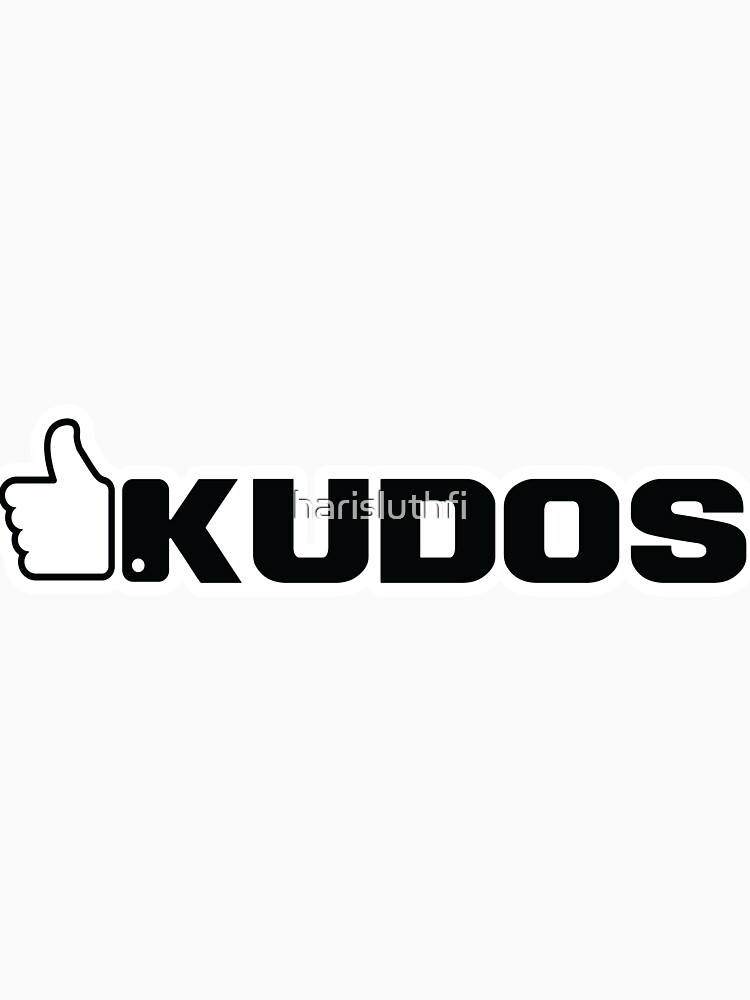 "Kudos Lettering with Thumbs up" T-shirt for Sale by harisluthfi ...