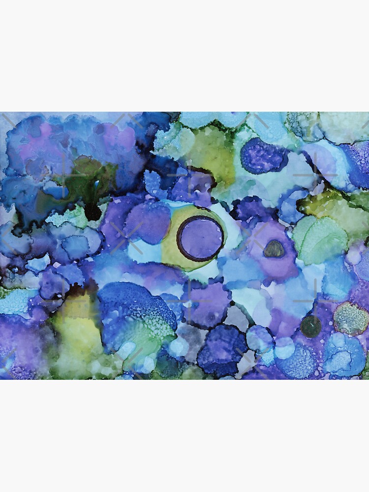 "Horizontal dot - Ocean art" Sticker for Sale by ltisha | Redbubble