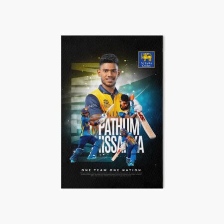 "Pathum Nissanka" Art Board Print for Sale by ceyloneye | Redbubble