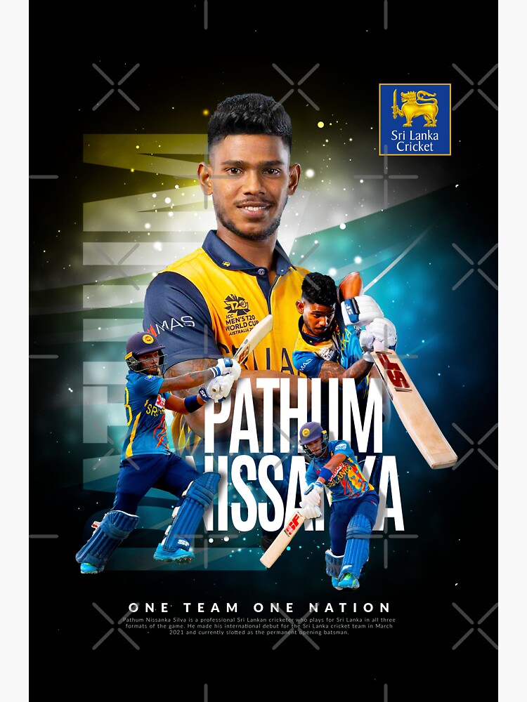 "Pathum Nissanka" Sticker for Sale by ceyloneye | Redbubble