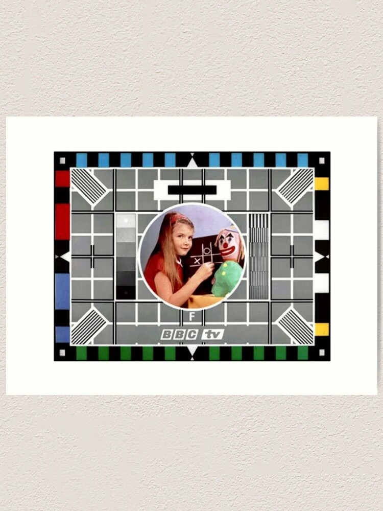 "Classic 'BBC test card'" Art Print for Sale by timothybeighton | Redbubble