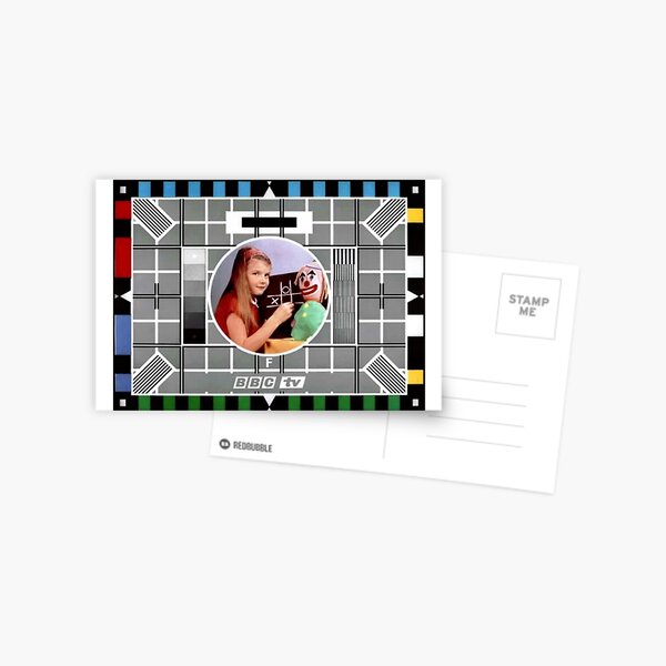 "Classic 'BBC test card'" Postcard for Sale by timothybeighton | Redbubble