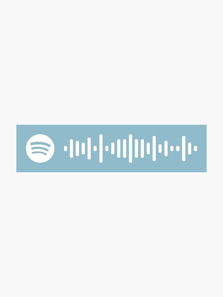 "my tears ricochet- taylor swift spotify code" Sticker for Sale by ...