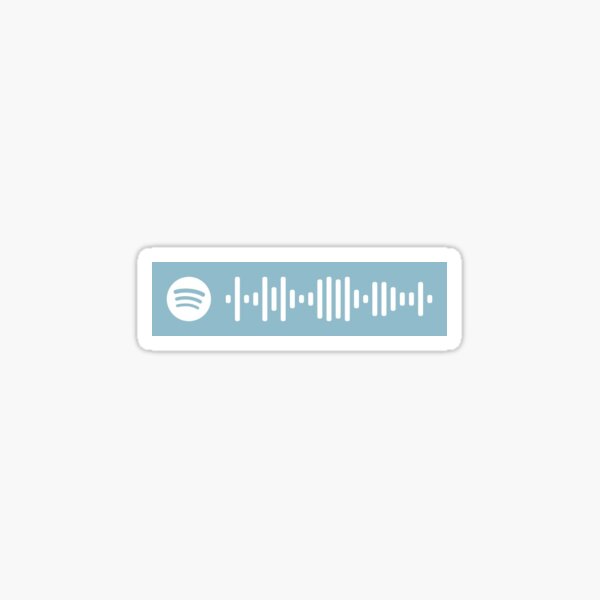 "the 1 - taylor swift spotify code" Sticker for Sale by meghandanielle ...
