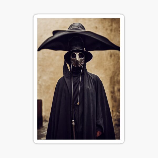 "The Plague Doctor " Sticker for Sale by SmoothPolygon | Redbubble