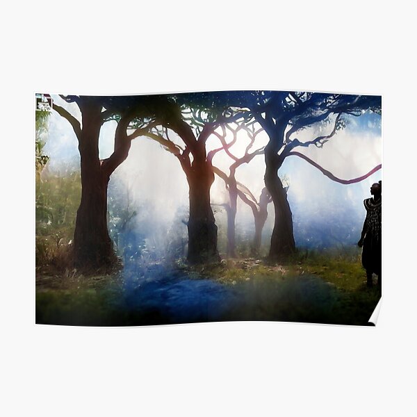 "Traversing the Forests of Hidi'rah" Poster for Sale by Smok4580 ...